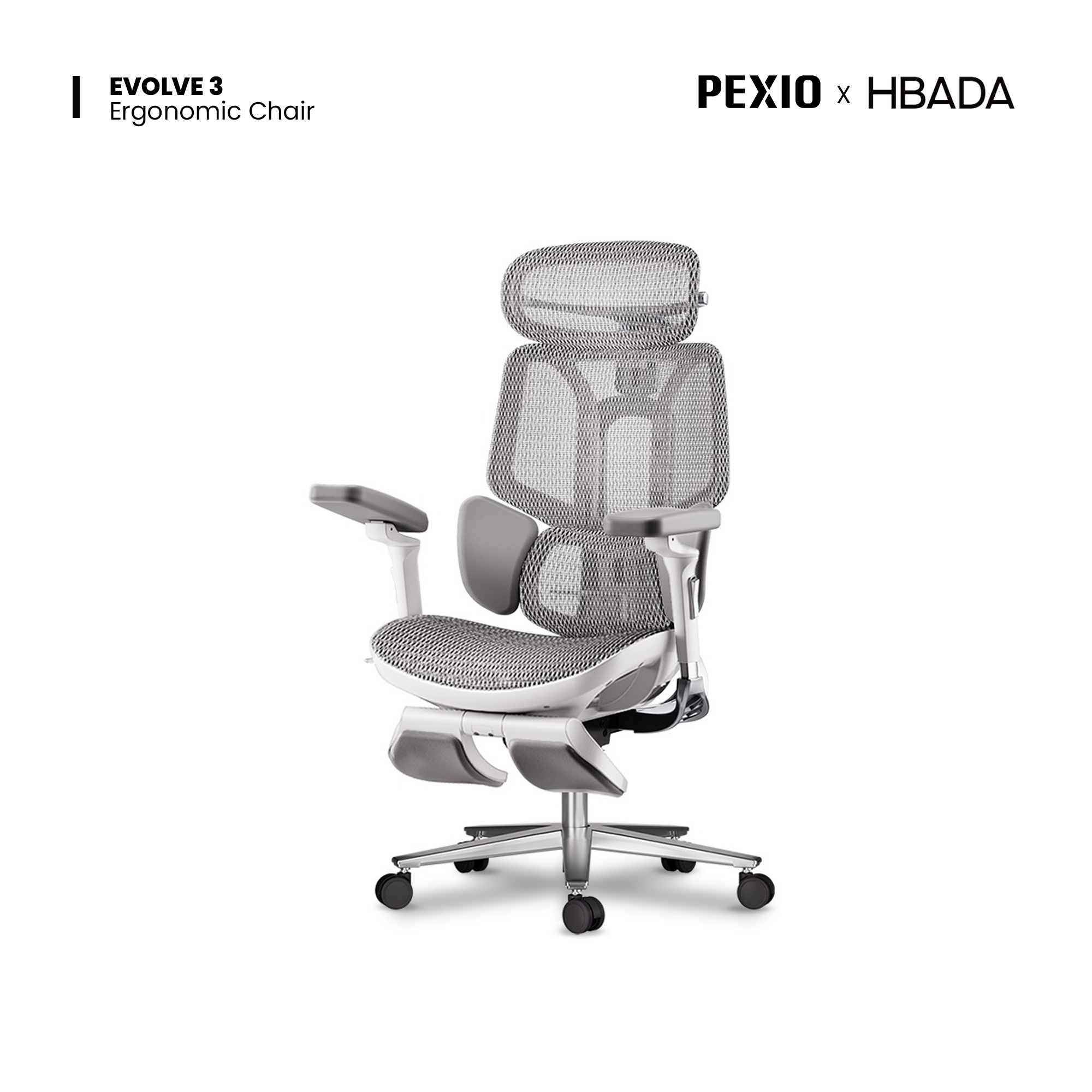 Pexio X HBADA Kursi Kantor Ergonomis Evolve 3 – PT. Tumbuh Selaras Gunajaya